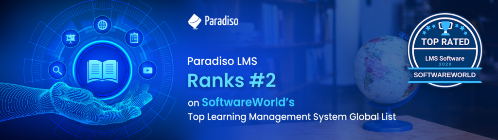 Paradiso LMS ranked as the second best LMS by Softwareworld.co