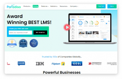 Best SaaS LMS Vendor for eLearning programs | Paradiso Solutions